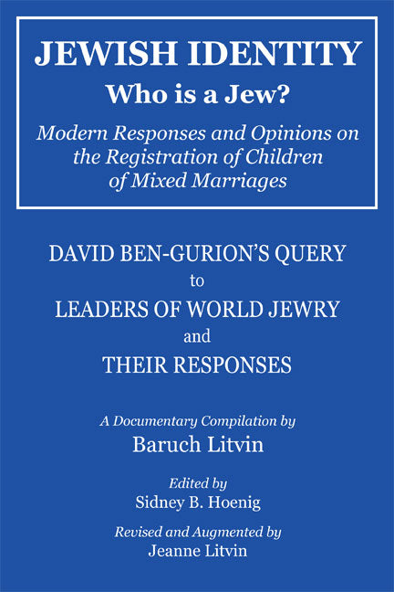 Jewish Identity: Who is A Jew? – Ktav Publishing House